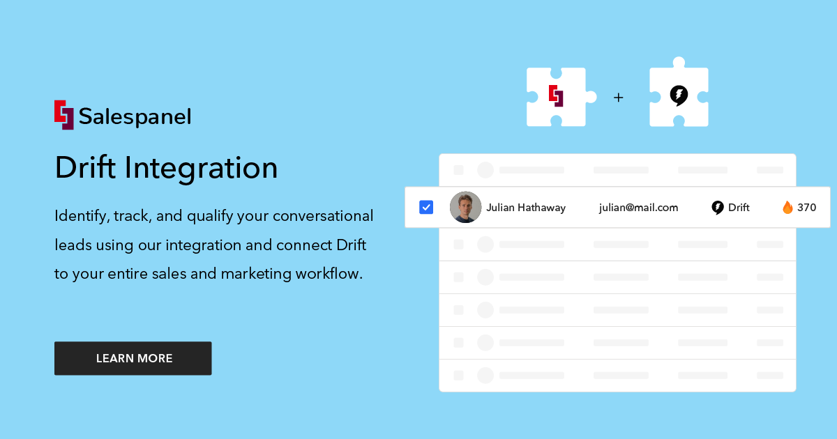Drift Integration | Salespanel