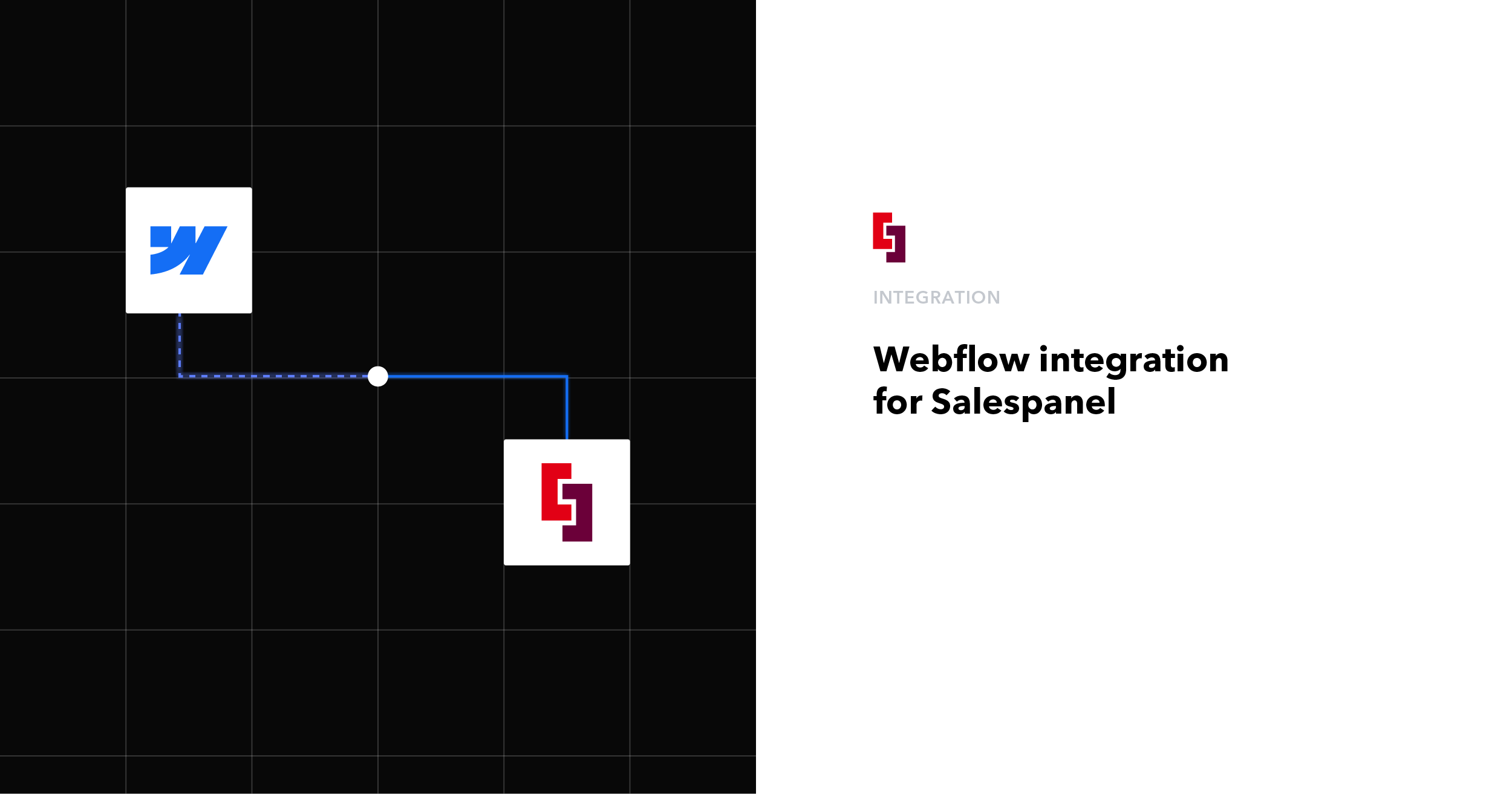 Webflow Integration - Website Visitor Tracking & Lead Scoring | Salespanel | Salespanel